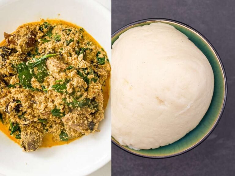 Cameroon Yam Fufu with Egusi: Authentic Recipe and Step-by-Step ...